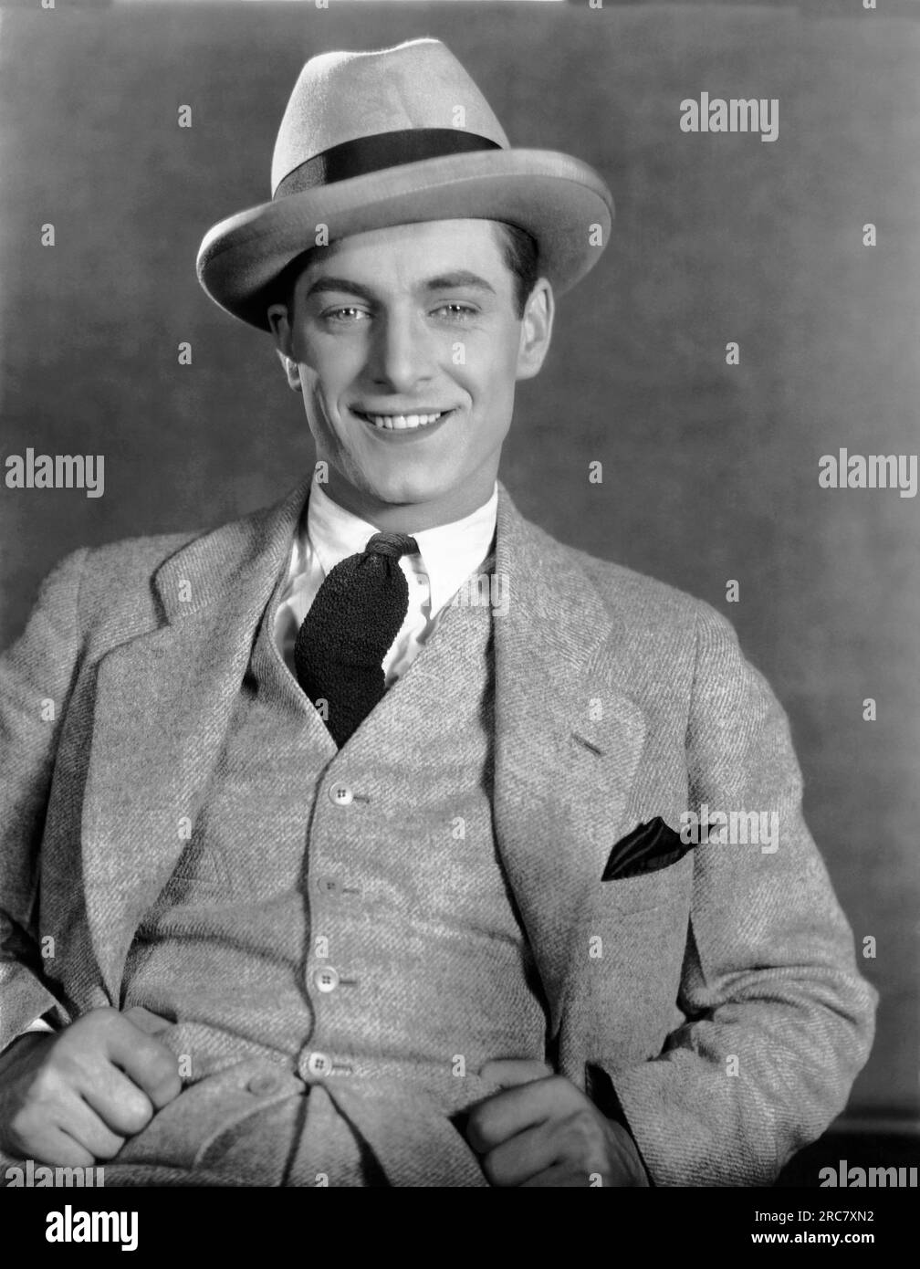 Hollywood, California: c. 1929 A portrait of actor Rex Lease Stock ...