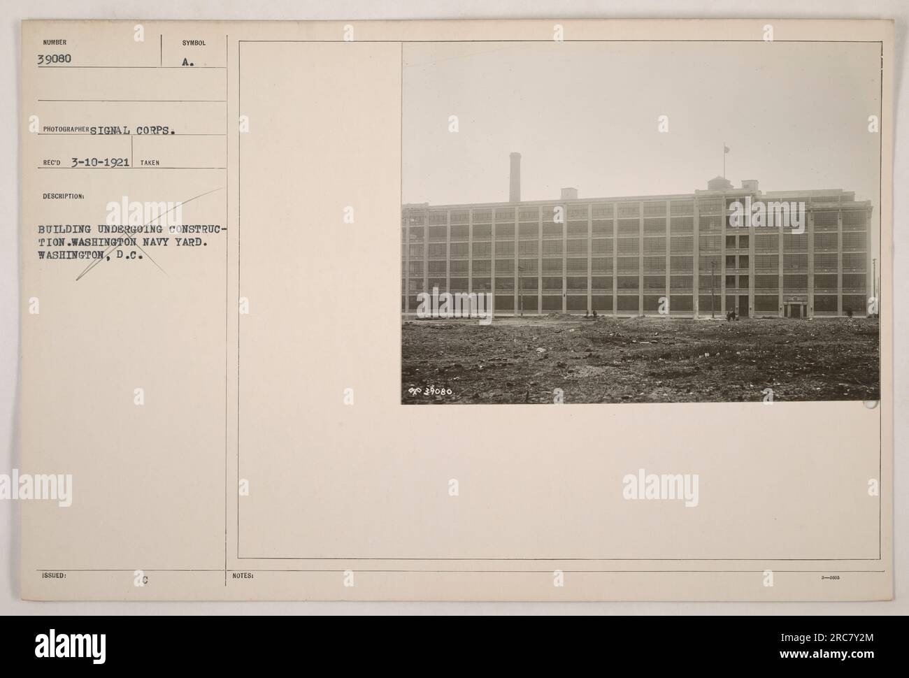 Image depicting a building undergoing construction at Washington Navy ...