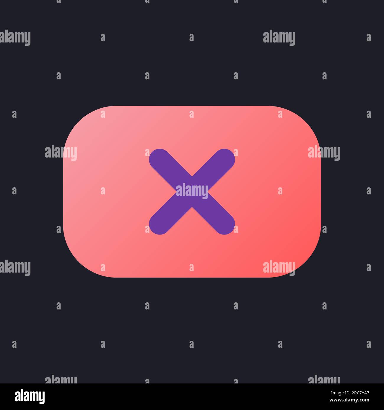Remove background flat gradient fill ui icon for dark theme Stock ...