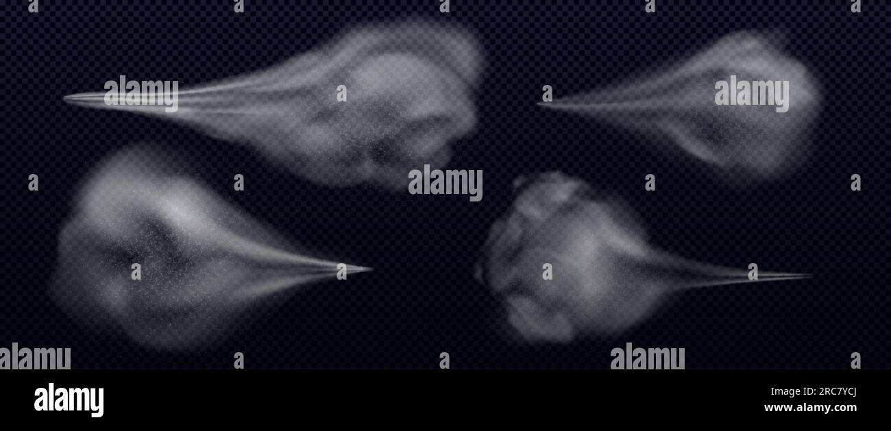 Dust water spray vector. Air mist smoke effect isolated on transparent ...