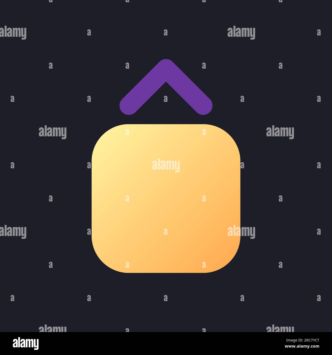 Jump animation flat gradient fill ui icon for dark theme Stock Vector ...