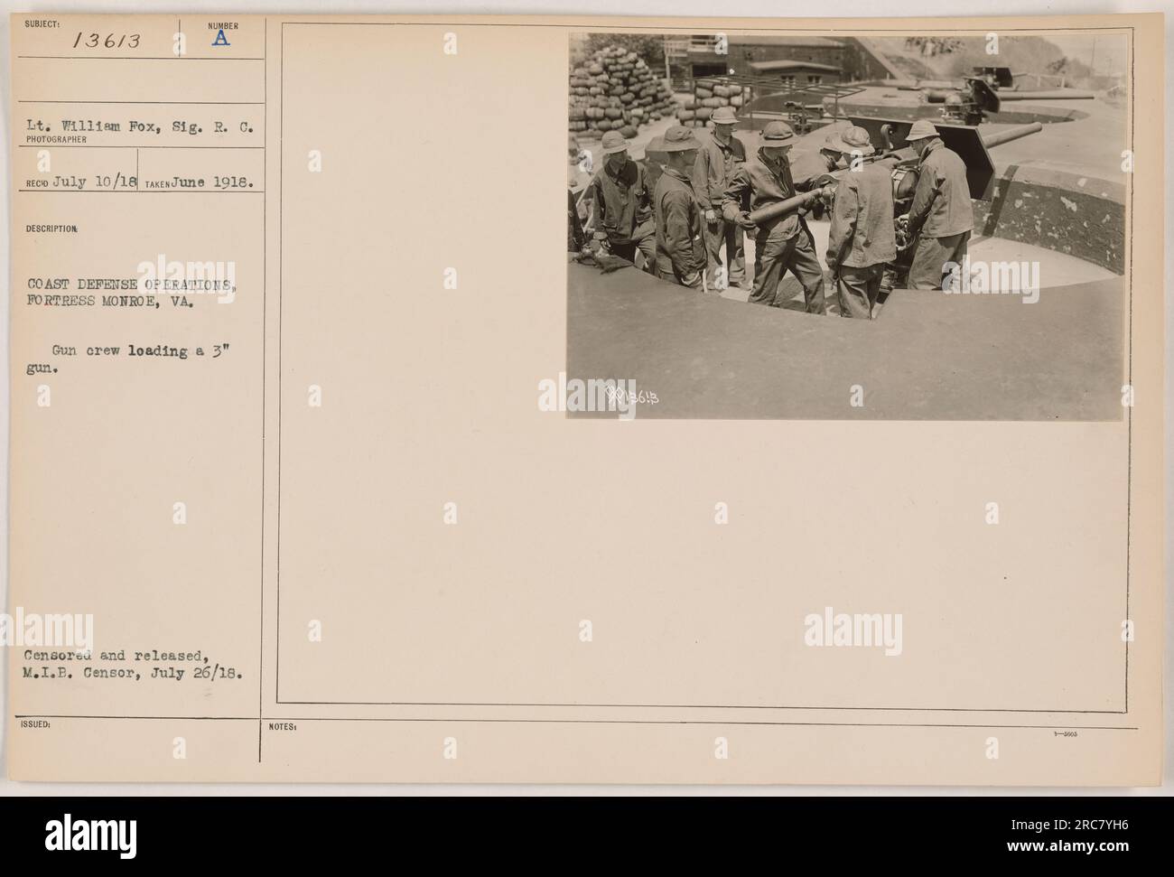 Lt. William Fox, part of the Signal Reserve Corps, captured this ...