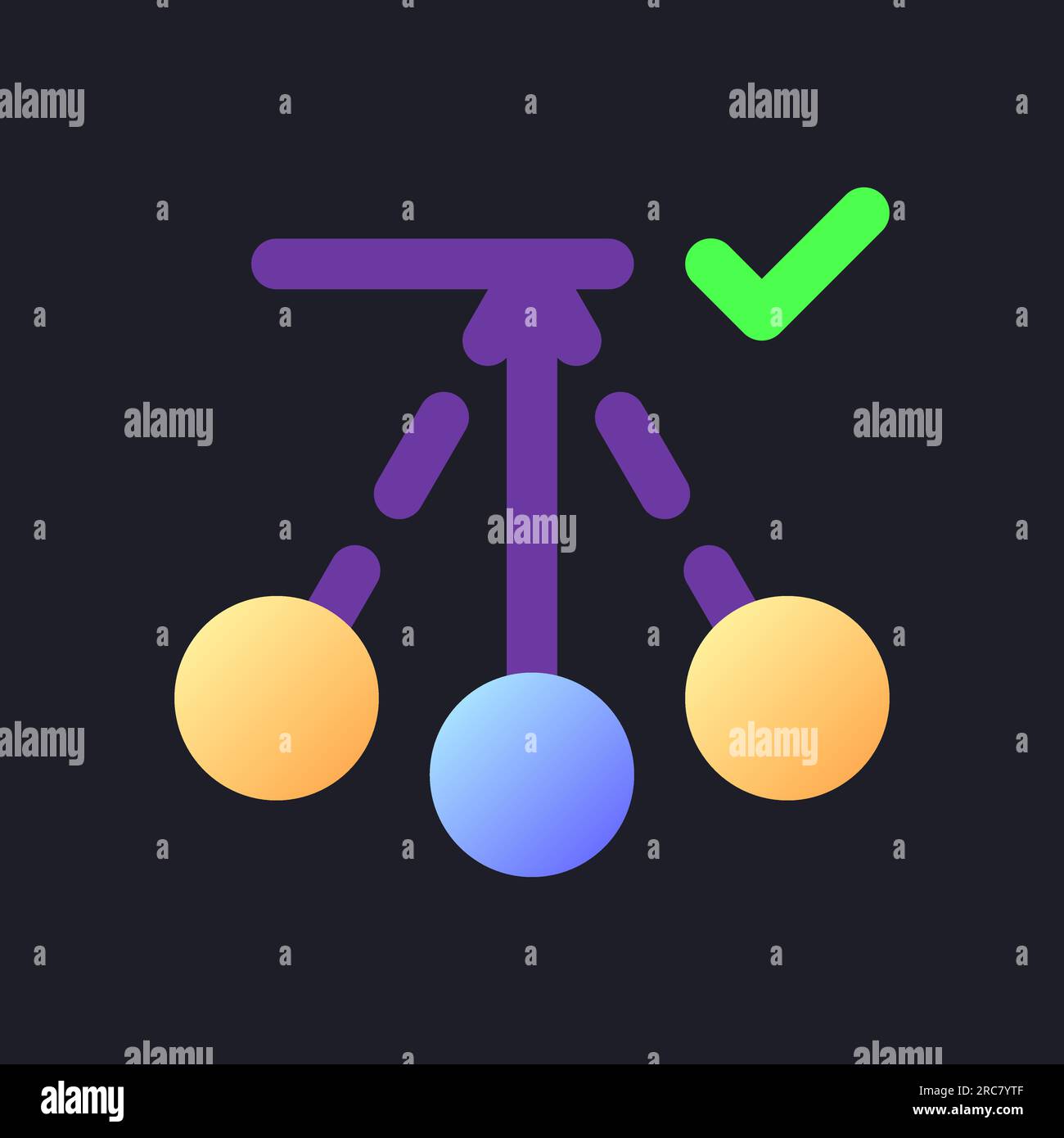 Pendulum movement applying flat gradient fill ui icon for dark theme ... Pendulum movement applying flat gradient fill ui icon for dark theme ...