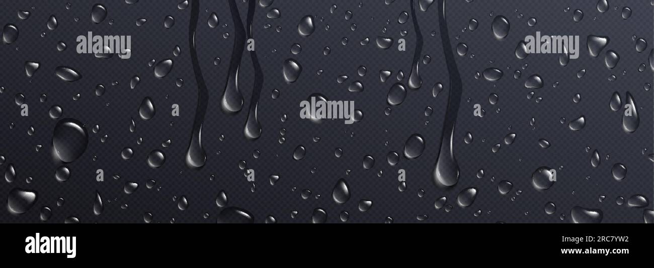 Wet drips drip water Stock Vector Images - Alamy