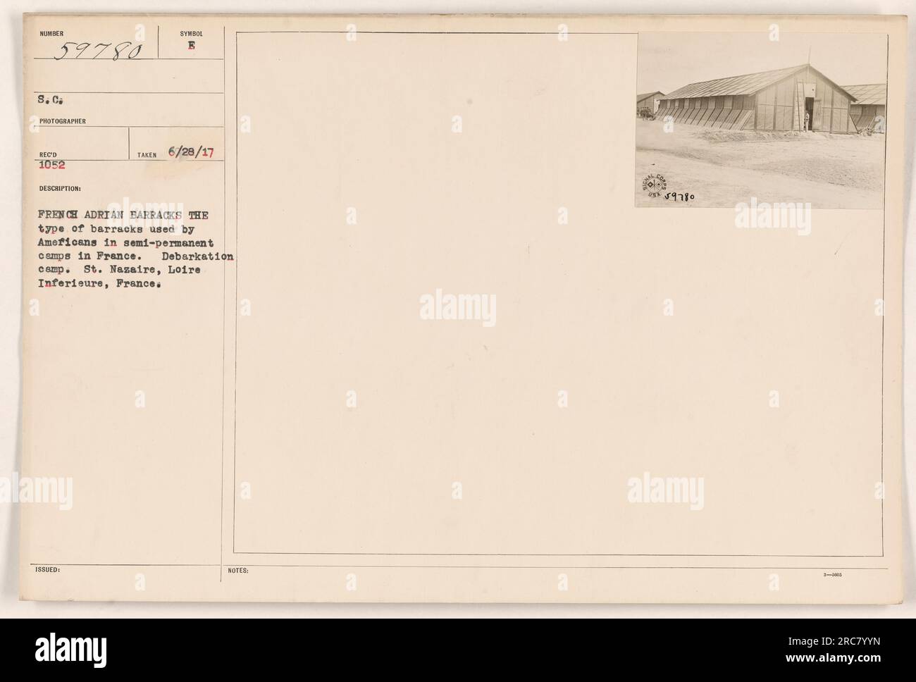 French Adrian barracks, also known as semi-permanent camps, were used ...
