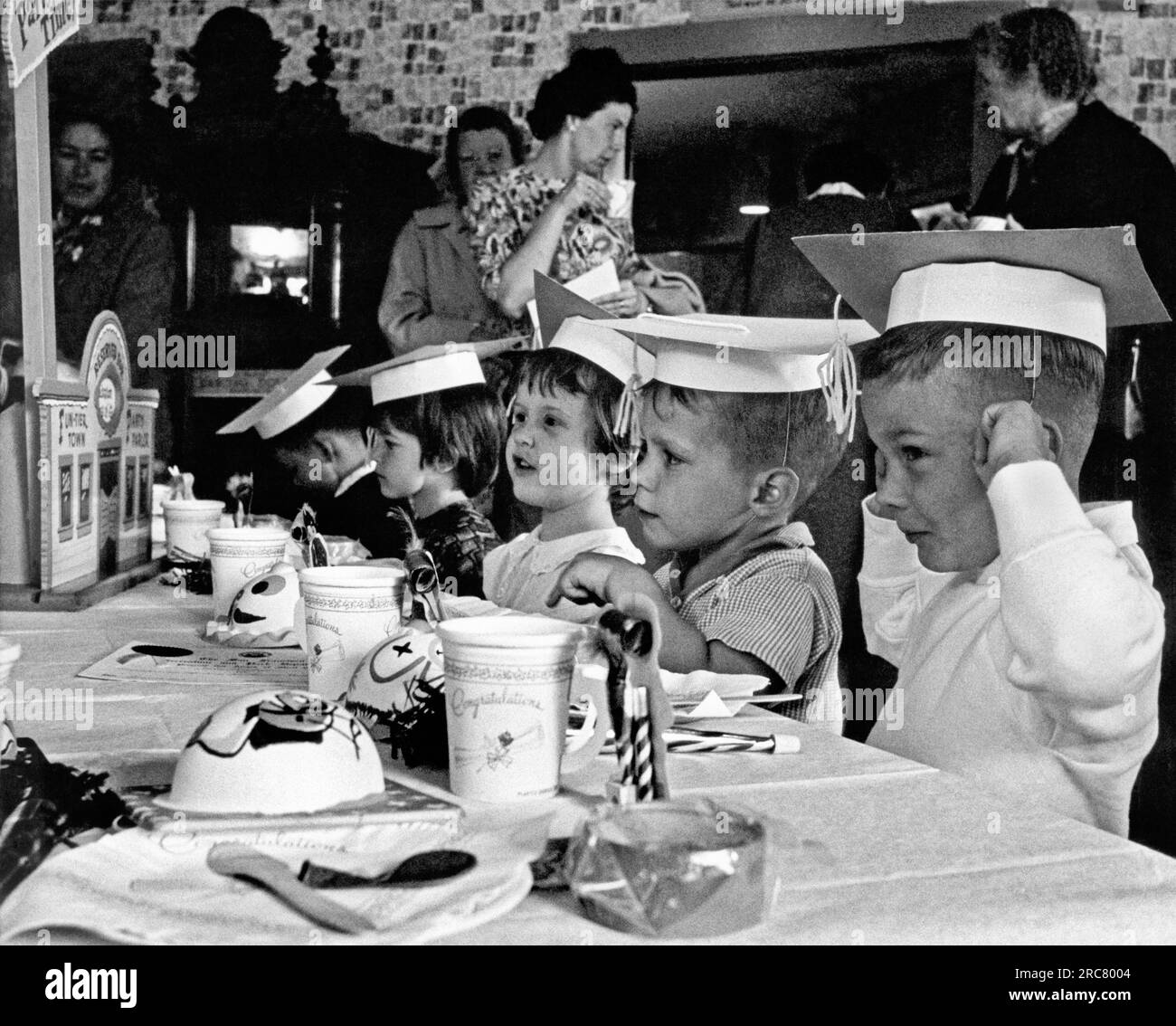 San Francisco, California: c. 1968. Young children celebrating a ...