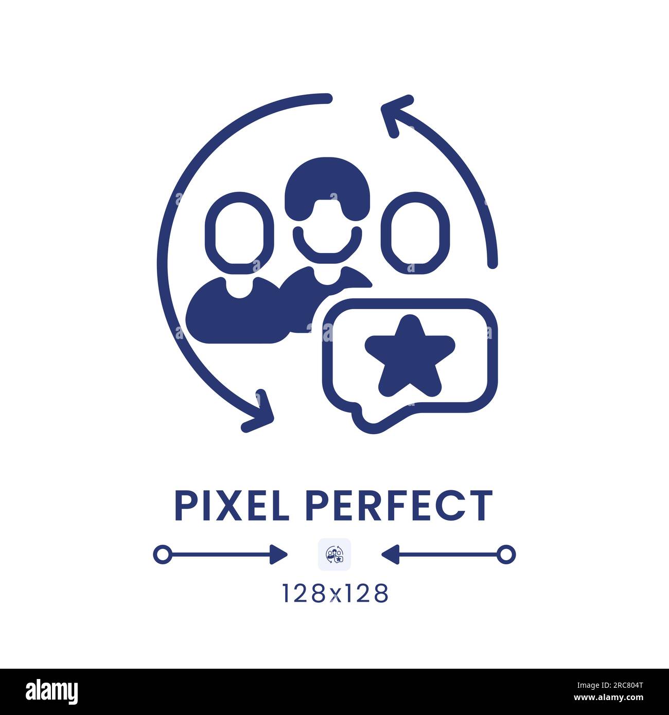 Customer relationship management black Cut Out Stock Images & Pictures ...