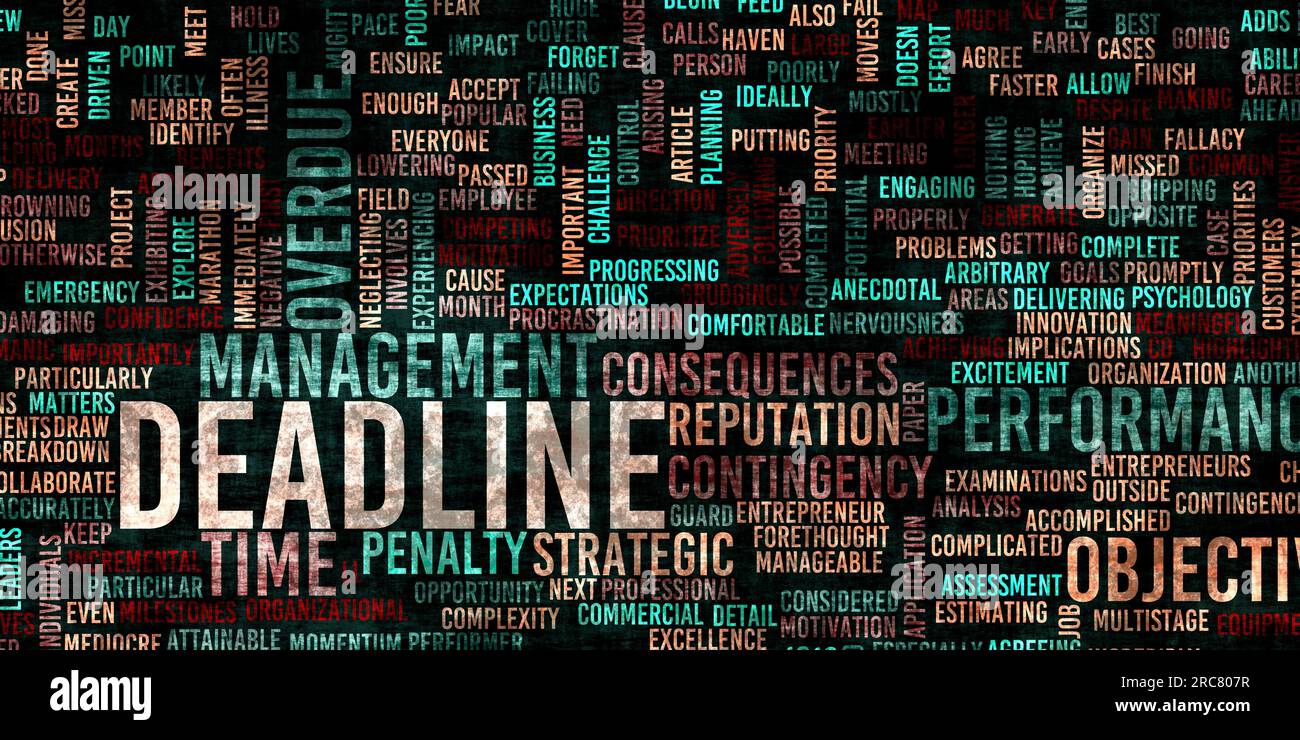 Business time management deadlines hi-res stock photography and images ...