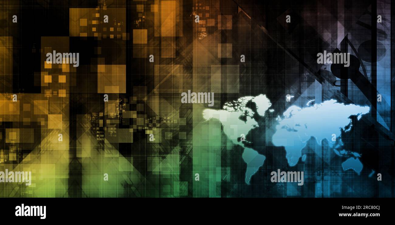 Global Management Technology Process as a Concept Stock Photo - Alamy