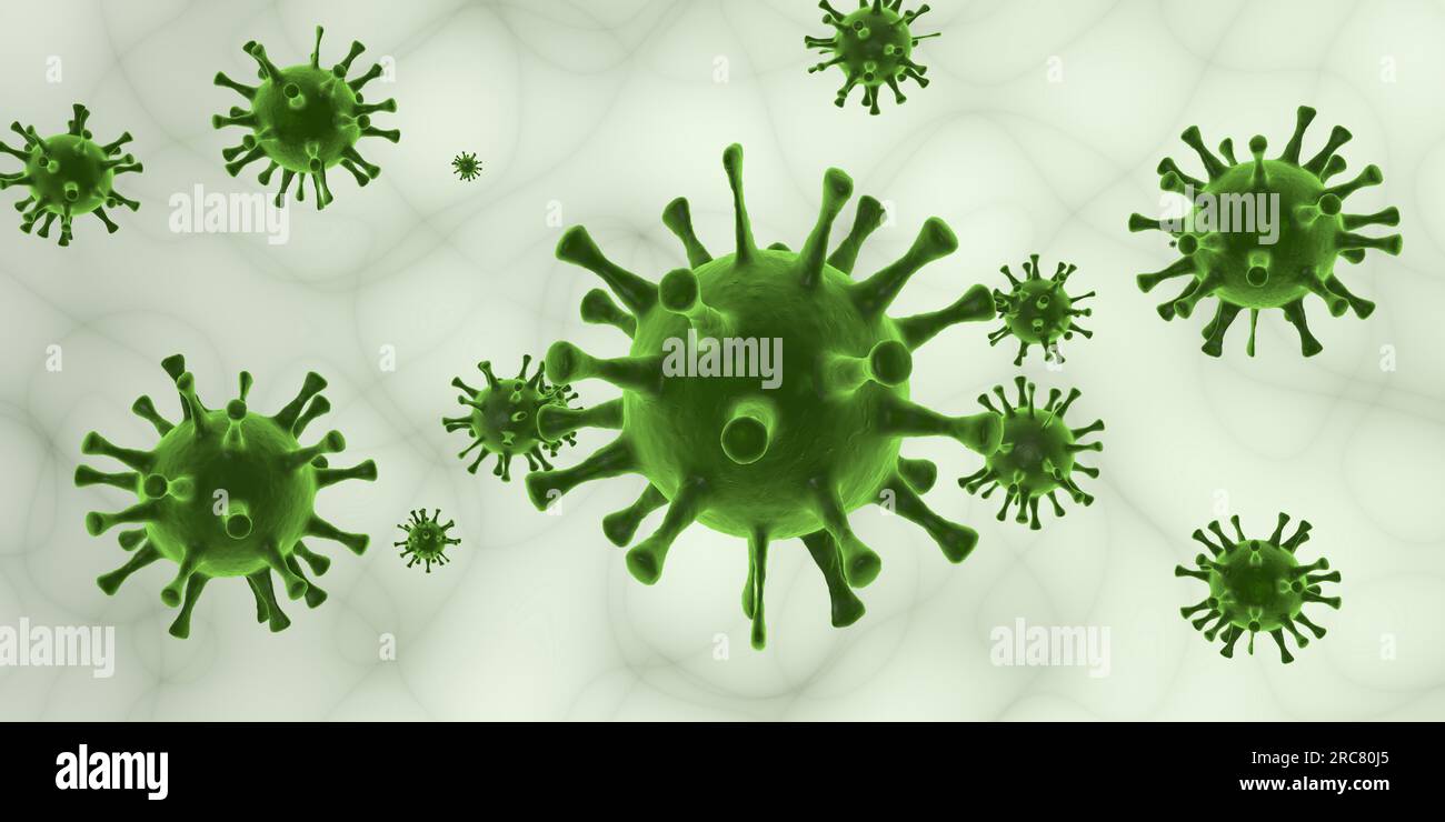 Bacteria Background as a Science Creative Concept Art Stock Photo - Alamy