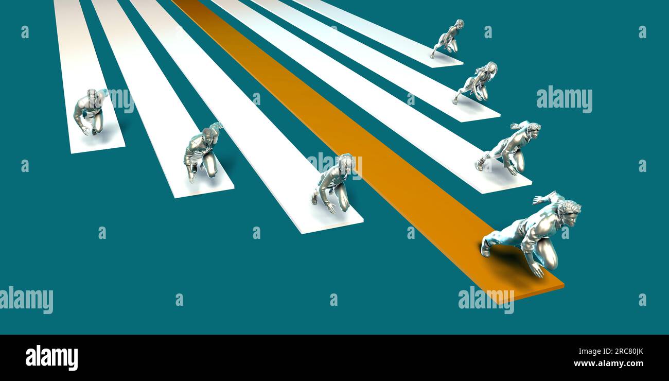 Management Solution Abstract as a Business Concept Art Stock Photo - Alamy