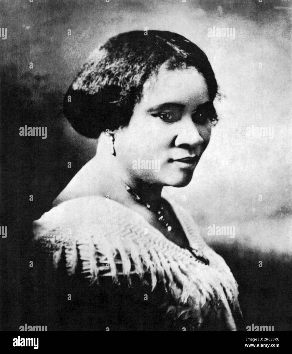 Indianapolis, Indiana: c. 1914 Portarit of Sarah Breedlove, who became ...
