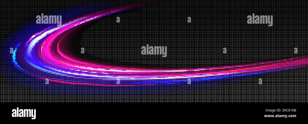 Abstract high speed light effect isolated on transparent background ...