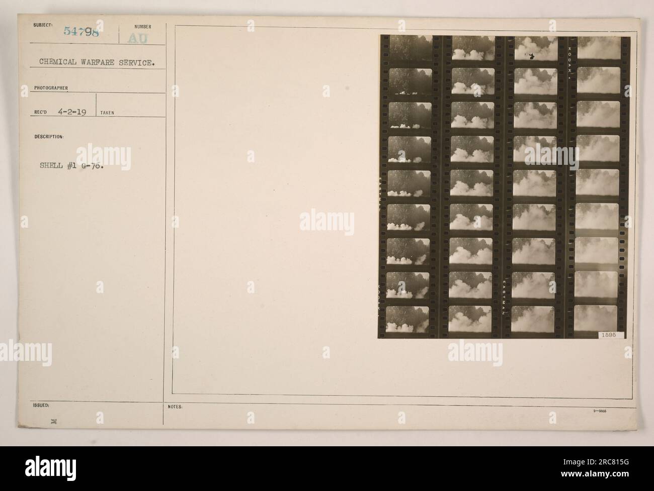 Image of Shell #1 G-76, a chemical warfare service weapon used during ...