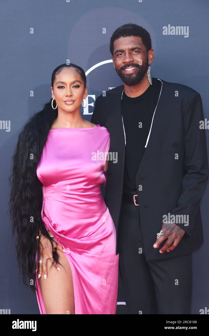 Marlene Wilkerson and Kyrie Irving at The 2023 ESPY Awards held at the ...
