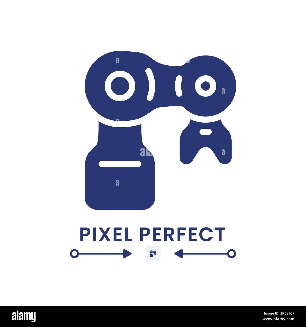 Futuristic black robot arm Stock Vector Images - Alamy