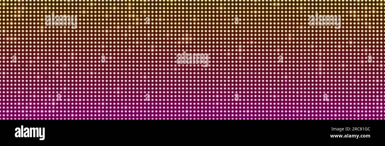 Realistic LED screen texture pattern. Vector illustration of large LCD ...