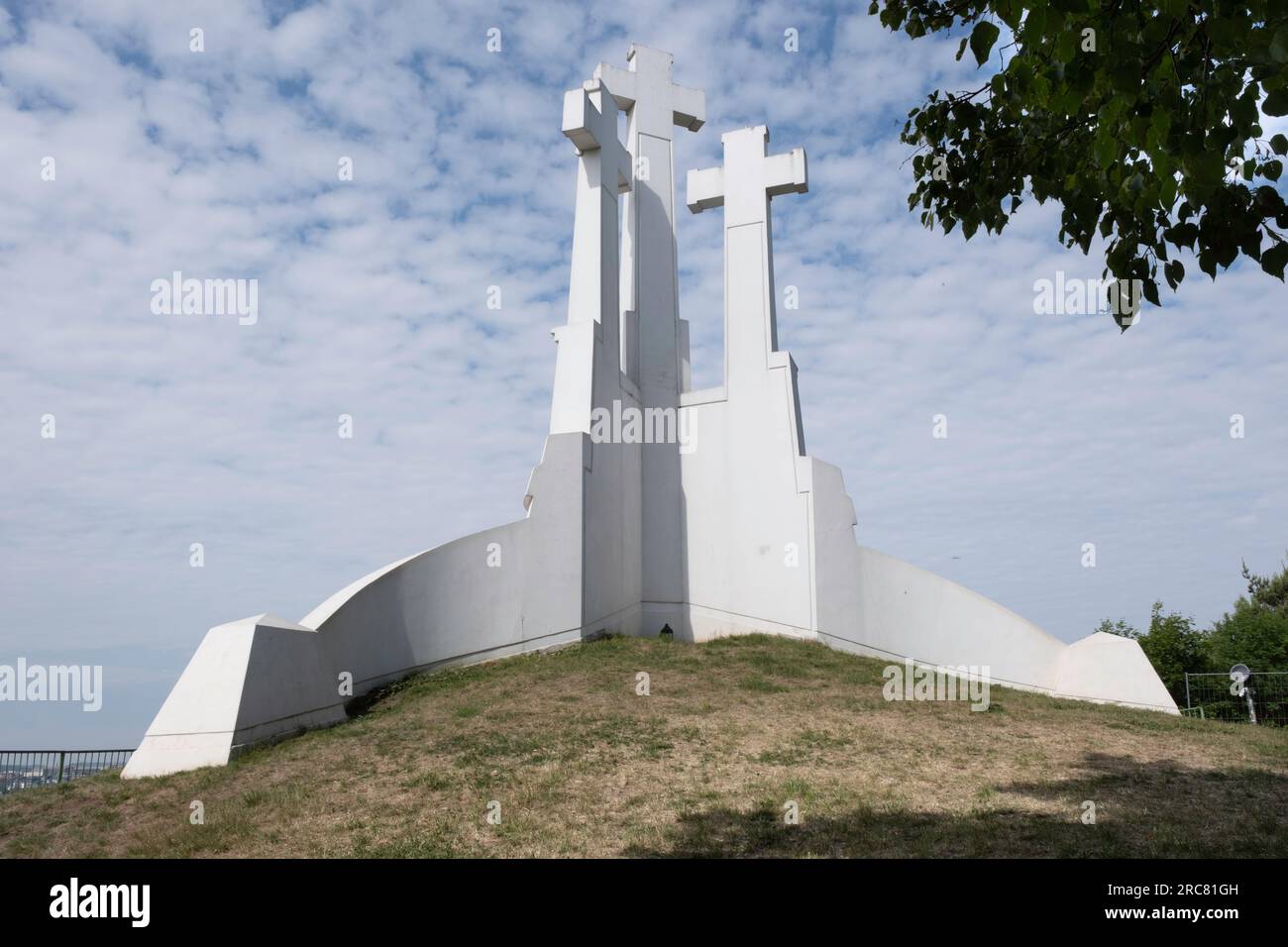 Hill of Three Crosses memorial is a symbol of national identity in ...