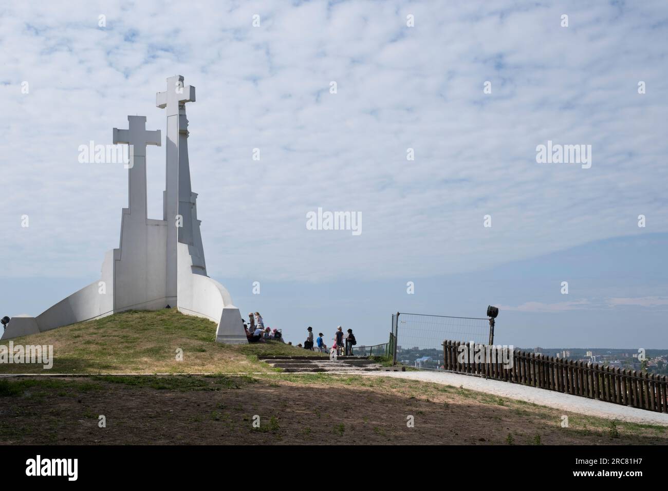 Hill of Three Crosses memorial is a symbol of national identity in ...