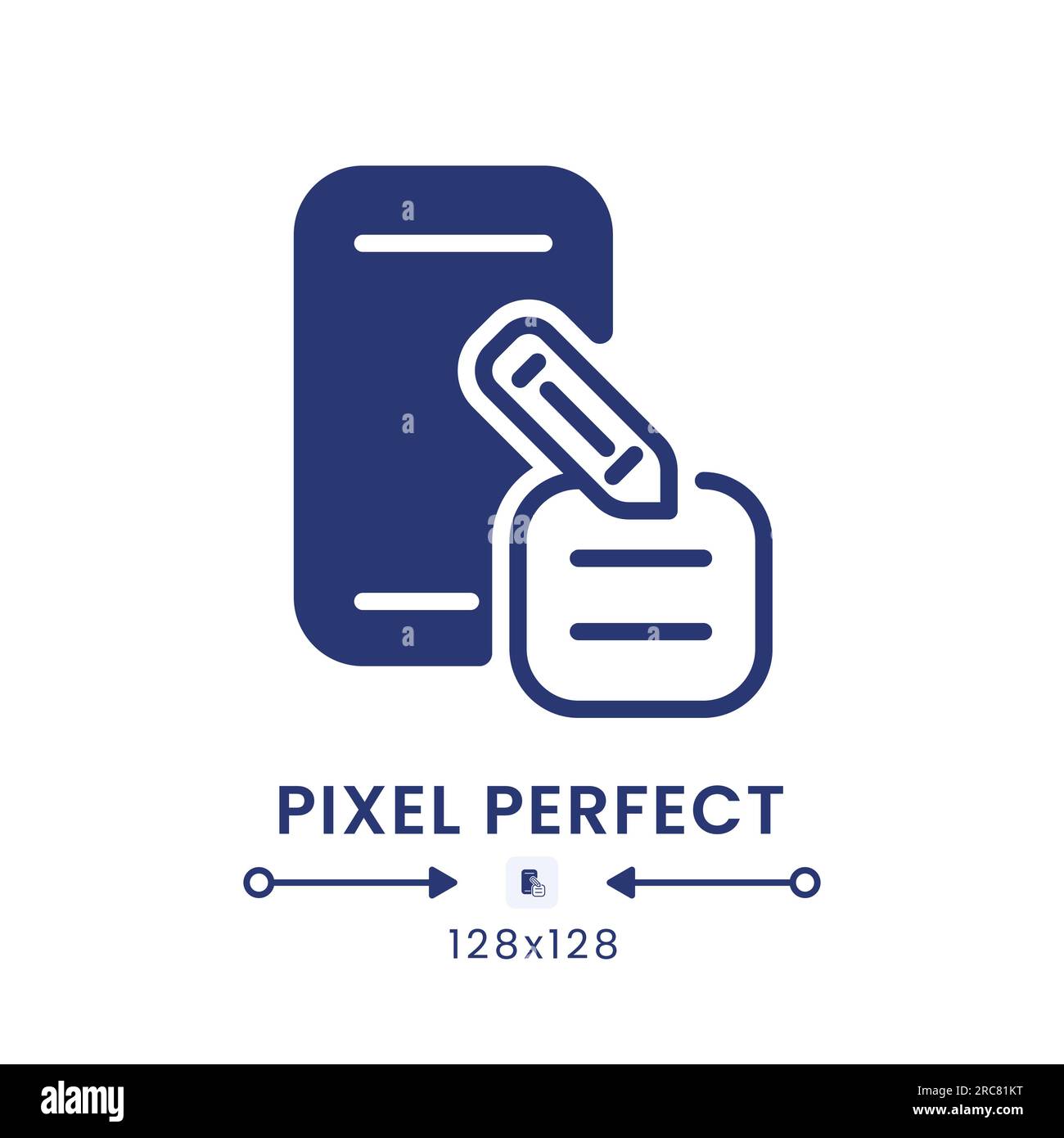 Note taking apps black solid desktop icon Stock Vector Image & Art - Alamy