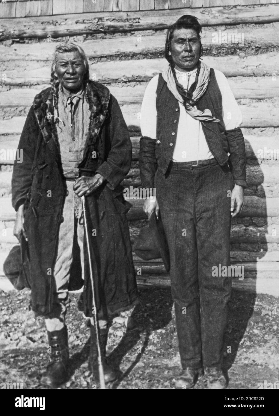 Glacier National Park Reservation, Montana: c. 1929 Blackfoot Chief ...