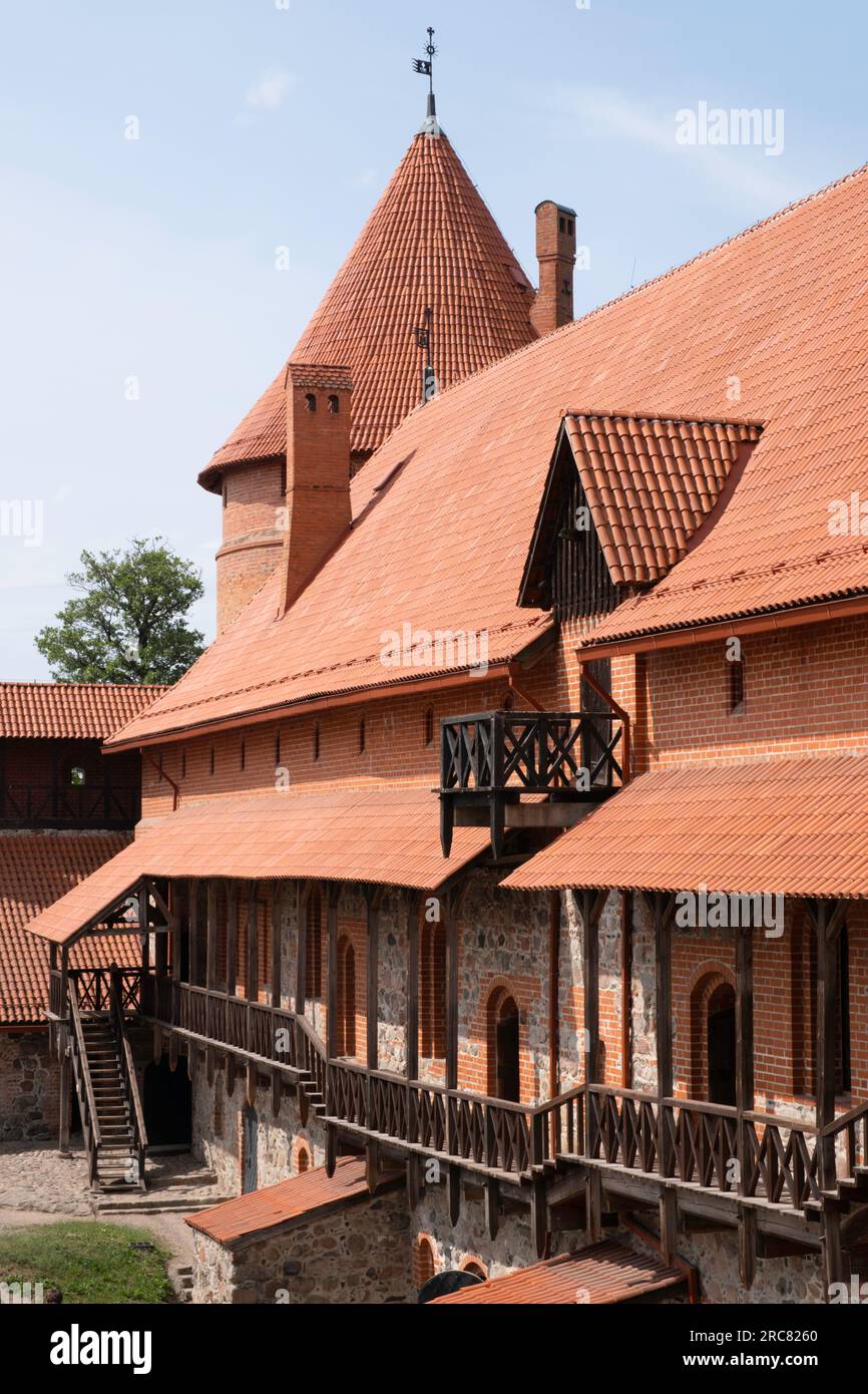 Entrance trakai island castle hi-res stock photography and images - Alamy
