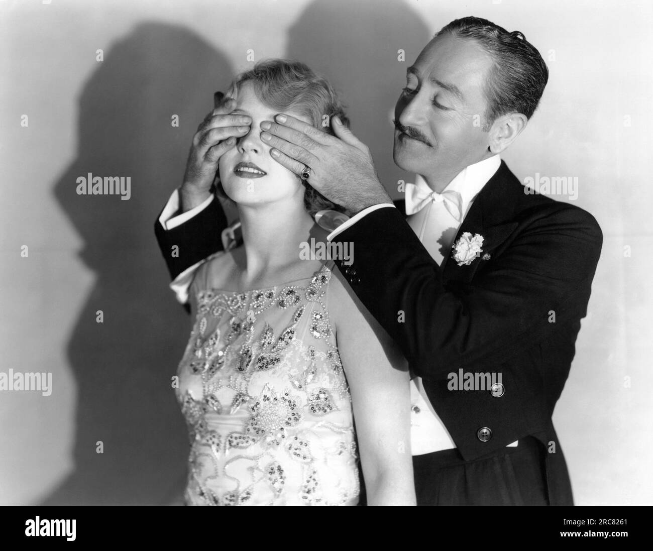 Hollywood, California 1928 Adolphe Menjou in a scene in the film, "His ...