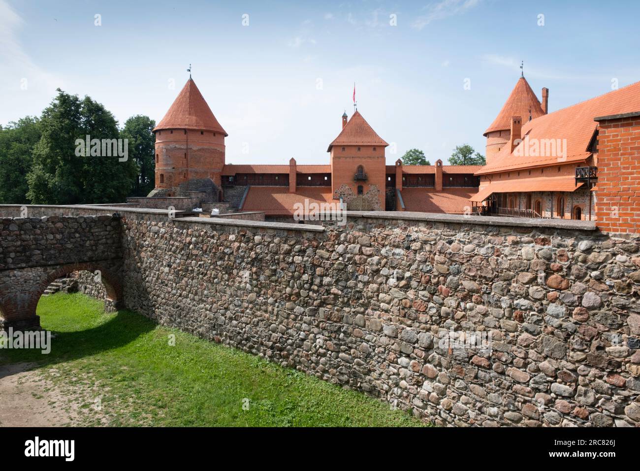 Entrance trakai island castle hi-res stock photography and images - Alamy