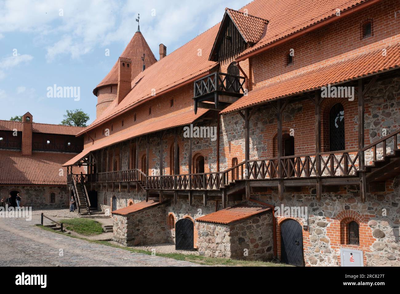 Entrance trakai island castle hi-res stock photography and images - Alamy