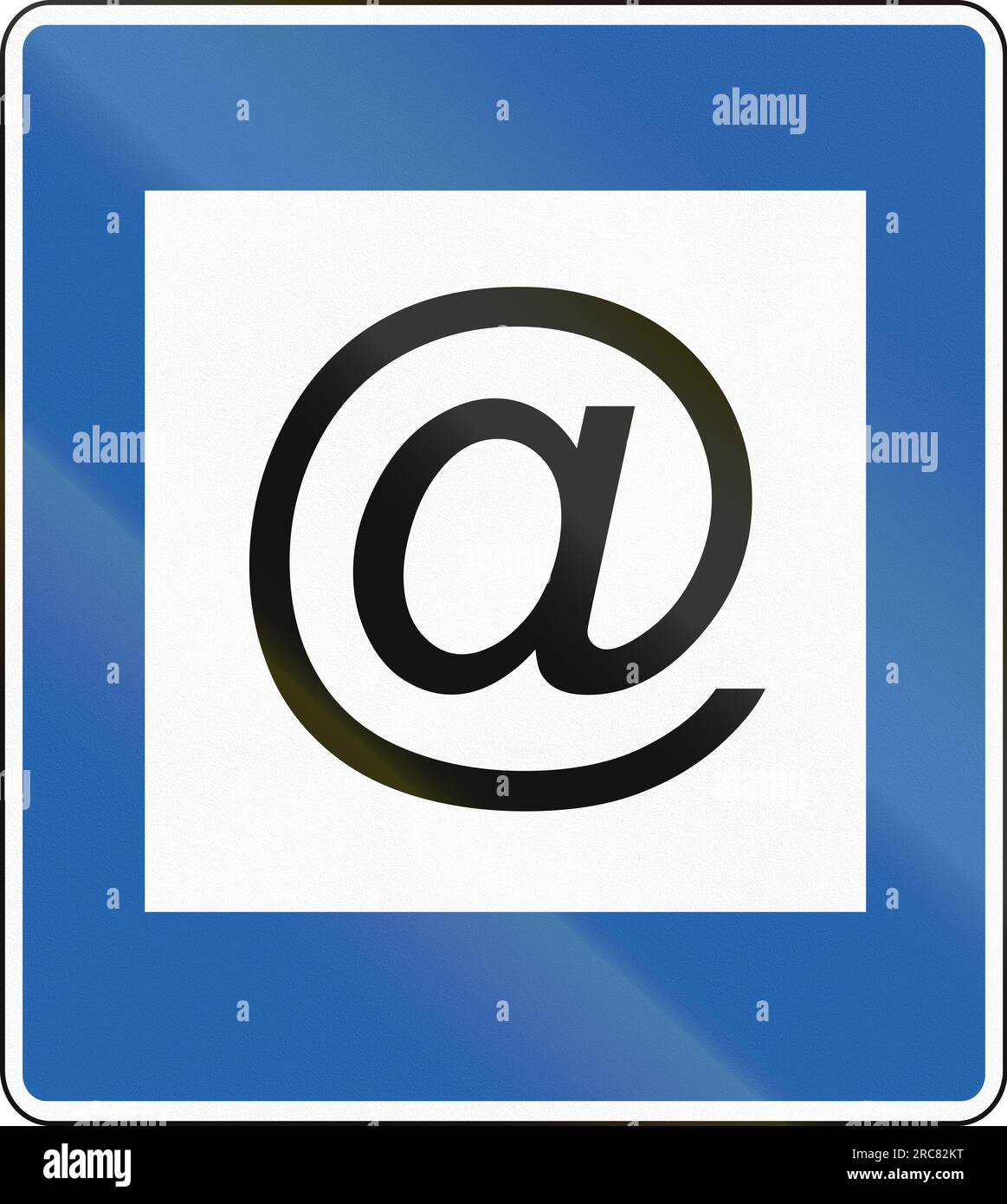 Icelandic indication service road sign: Internet access Stock Photo - Alamy