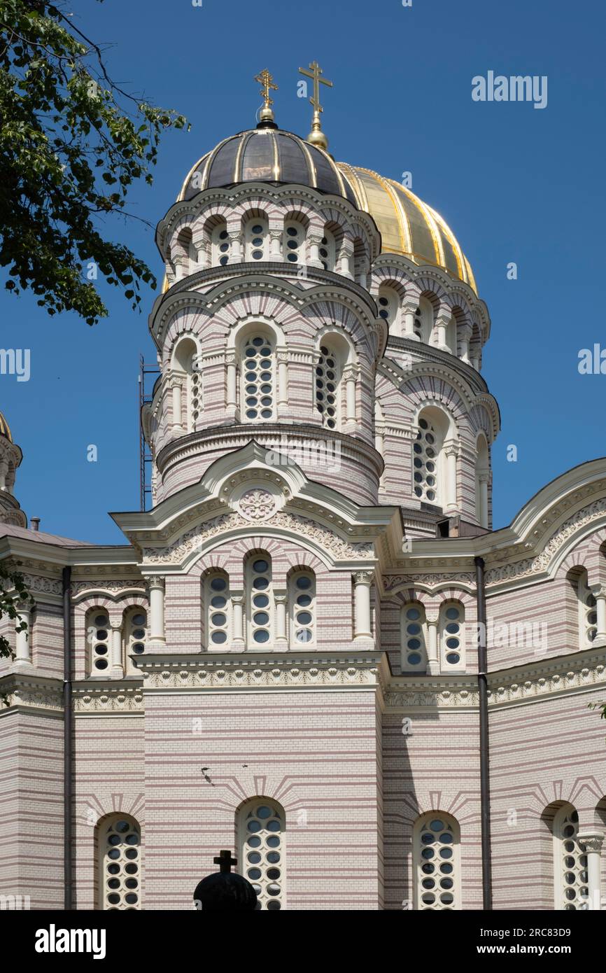Cathedral of the Nativity of Christ in Riga, the largest Orthodox ...