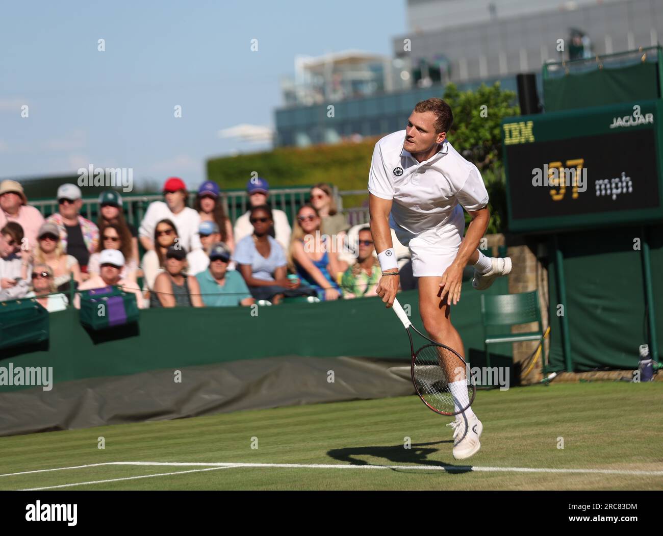 London, UK. 07th July, 2023. Tallon Griekspoor and Bart Stevens of the ...