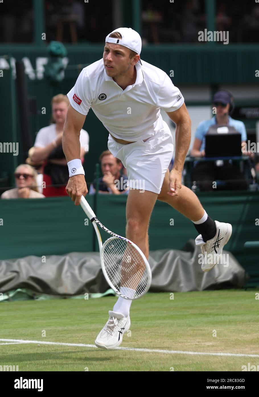 London, UK. 09th July, 2023. Tallon Griekspoor and Bart Stevens of the ...