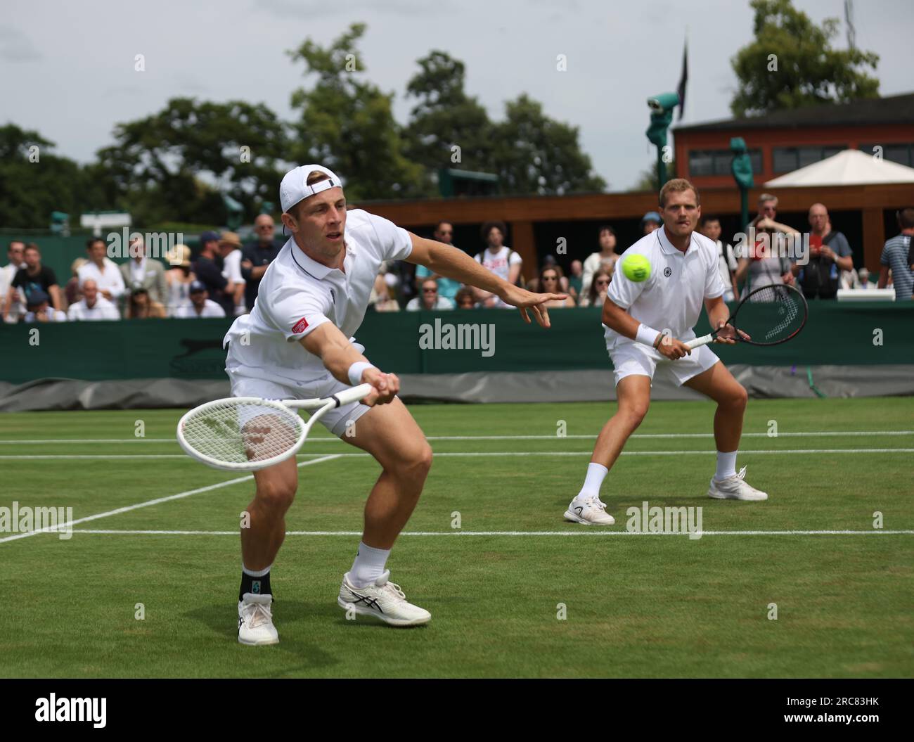 London, UK. 09th July, 2023. Tallon Griekspoor and Bart Stevens of the ...