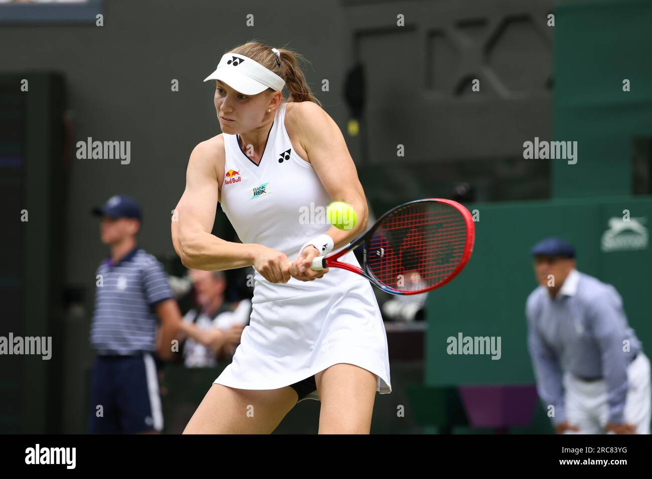 Wimbledon, United Kingdom. 12th July, 2023. Number 3 seed Elena ...