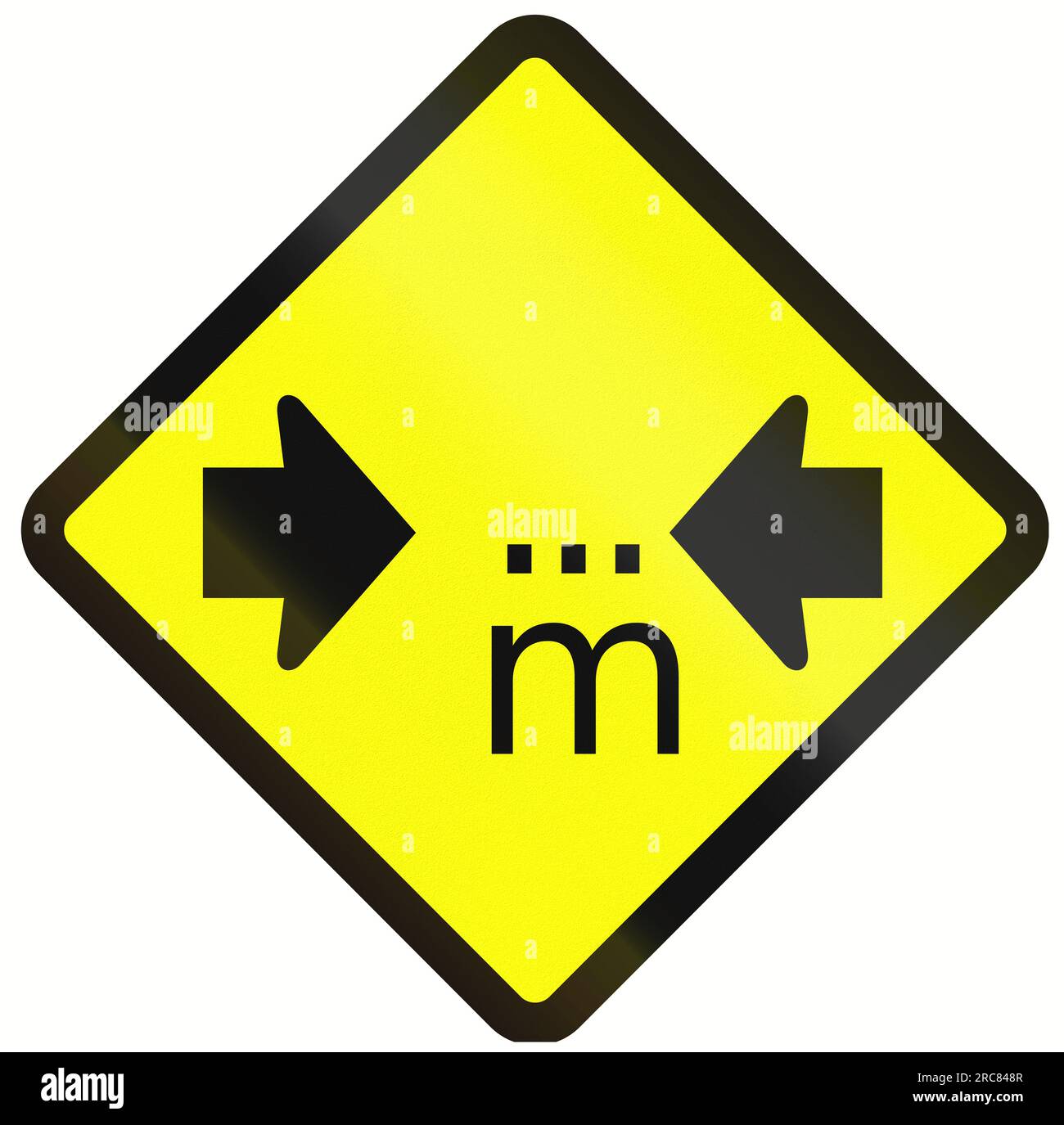 Warning sign width restriction hi-res stock photography and images - Alamy