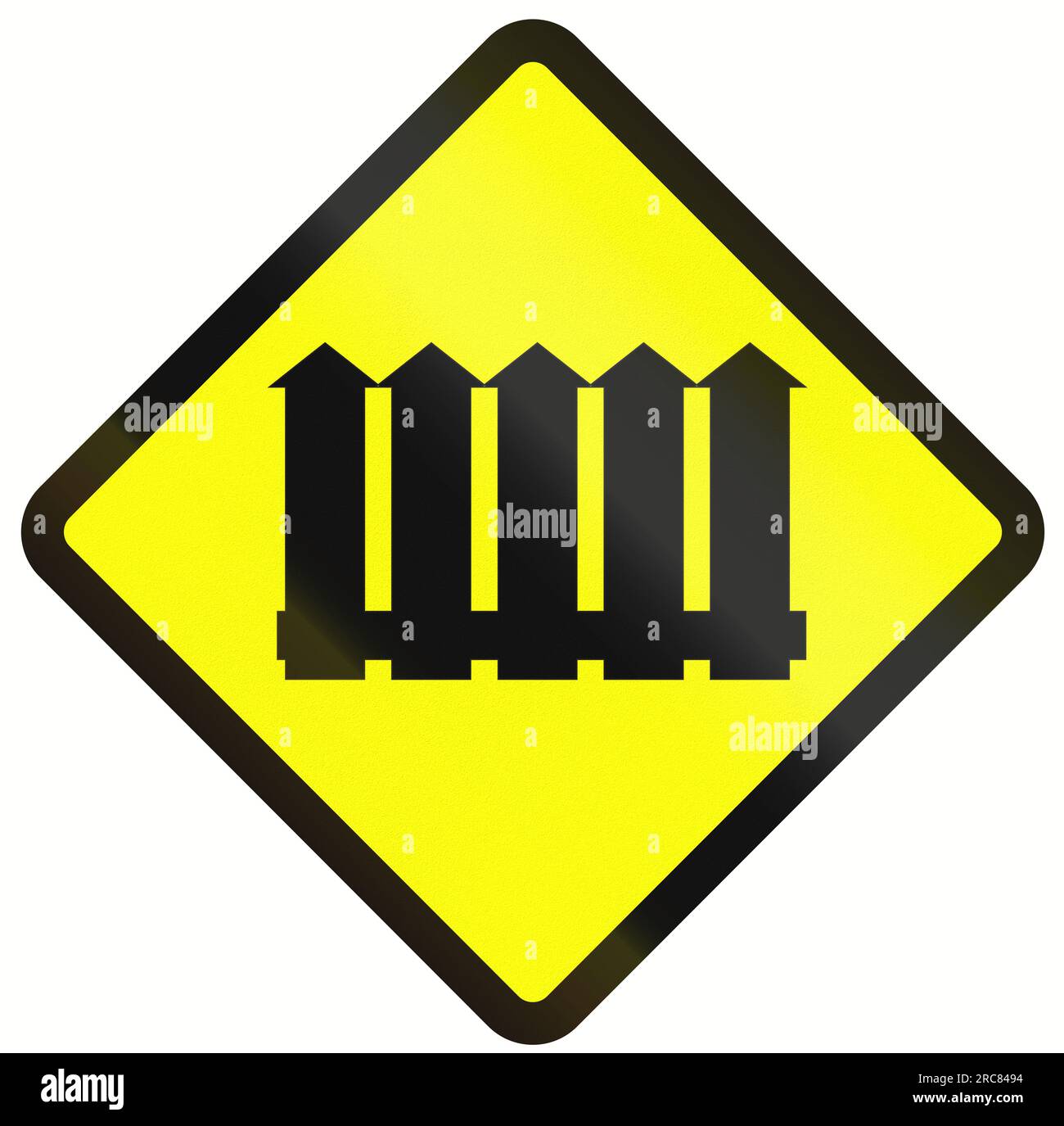 Indonesian danger sign Cut Out Stock Images & Pictures - Alamy