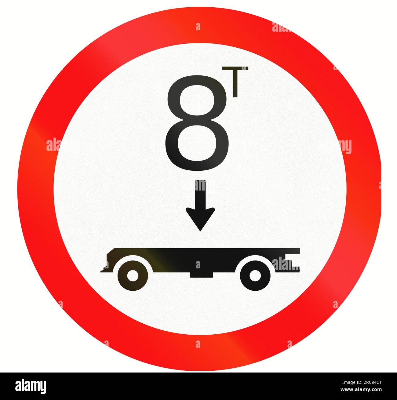 Tandem axle trailer Cut Out Stock Images & Pictures - Alamy