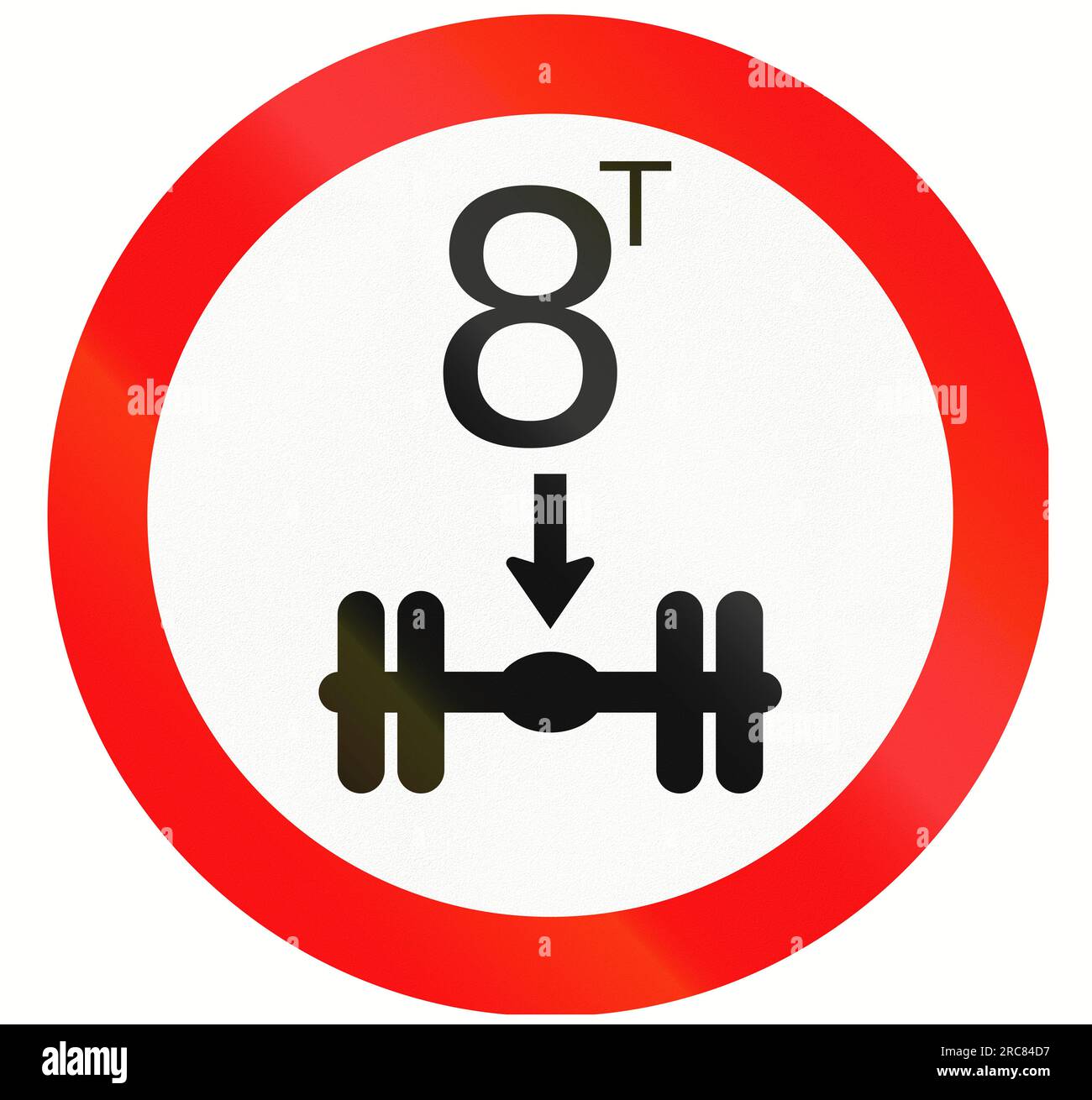 Indonesian traffic sign prohibiting throroughfare of vehicles with a ...