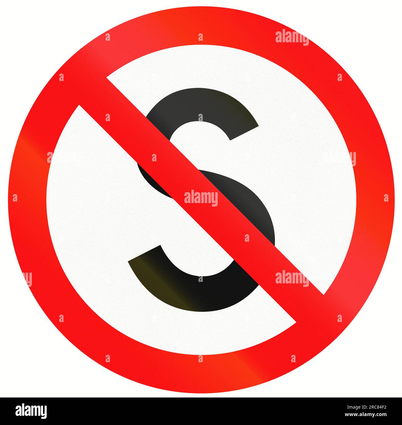 Indonesian traffic sign: No stopping along carriageway Stock Photo - Alamy
