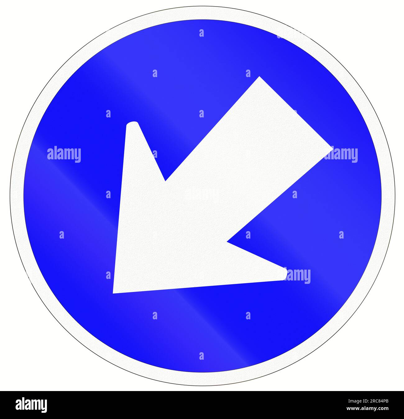 Keep left Cut Out Stock Images & Pictures - Alamy