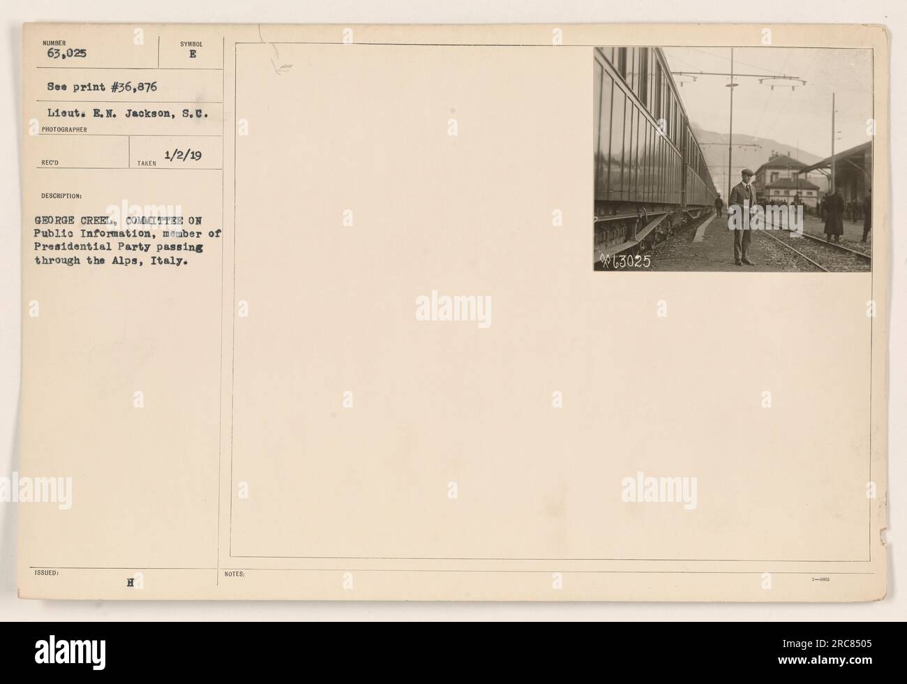 George creel photographs hi-res stock photography and images - Alamy