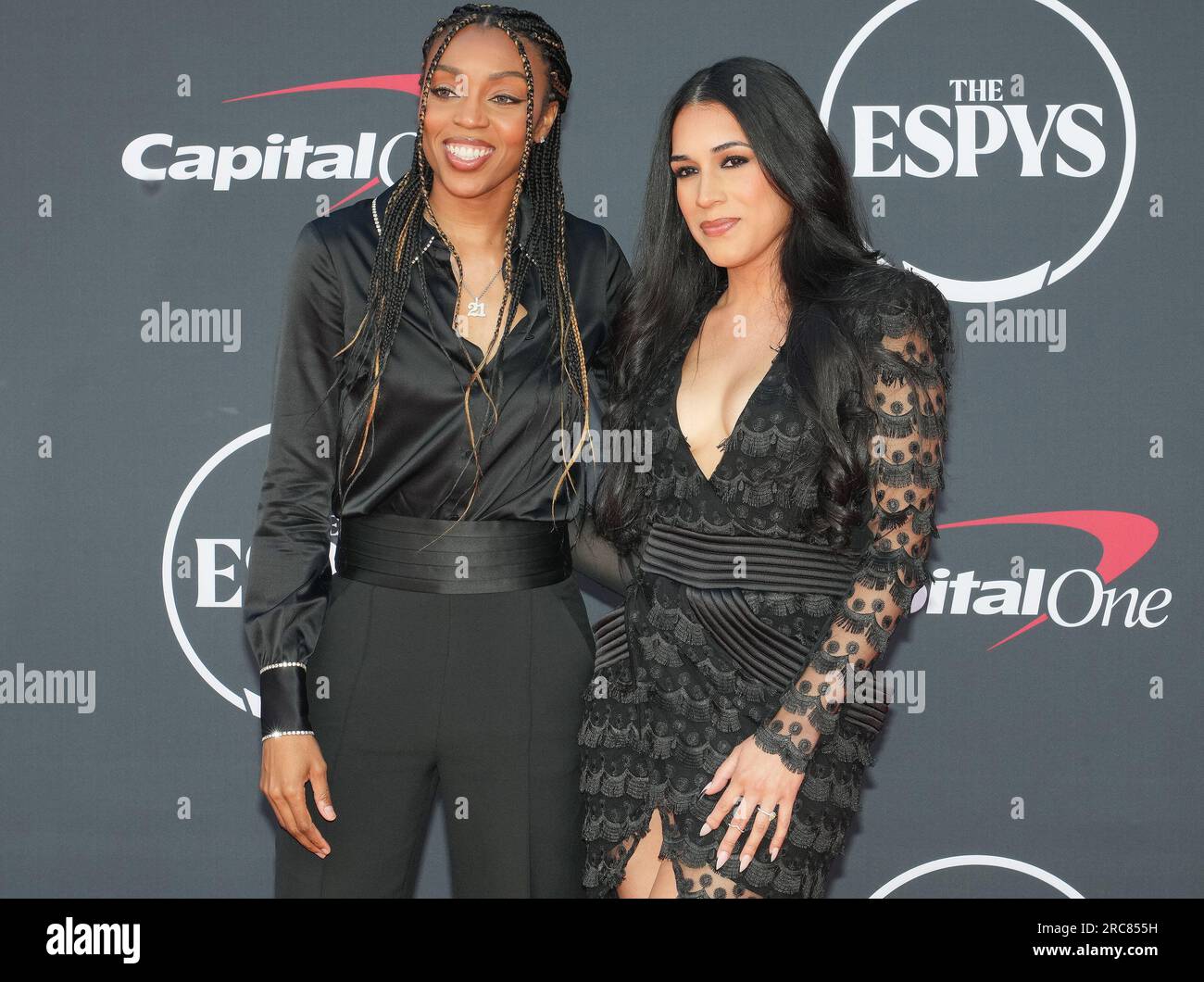 Los Angeles, USA. 12th July, 2023. (L-R) Renee Montgomery and Sirena ...