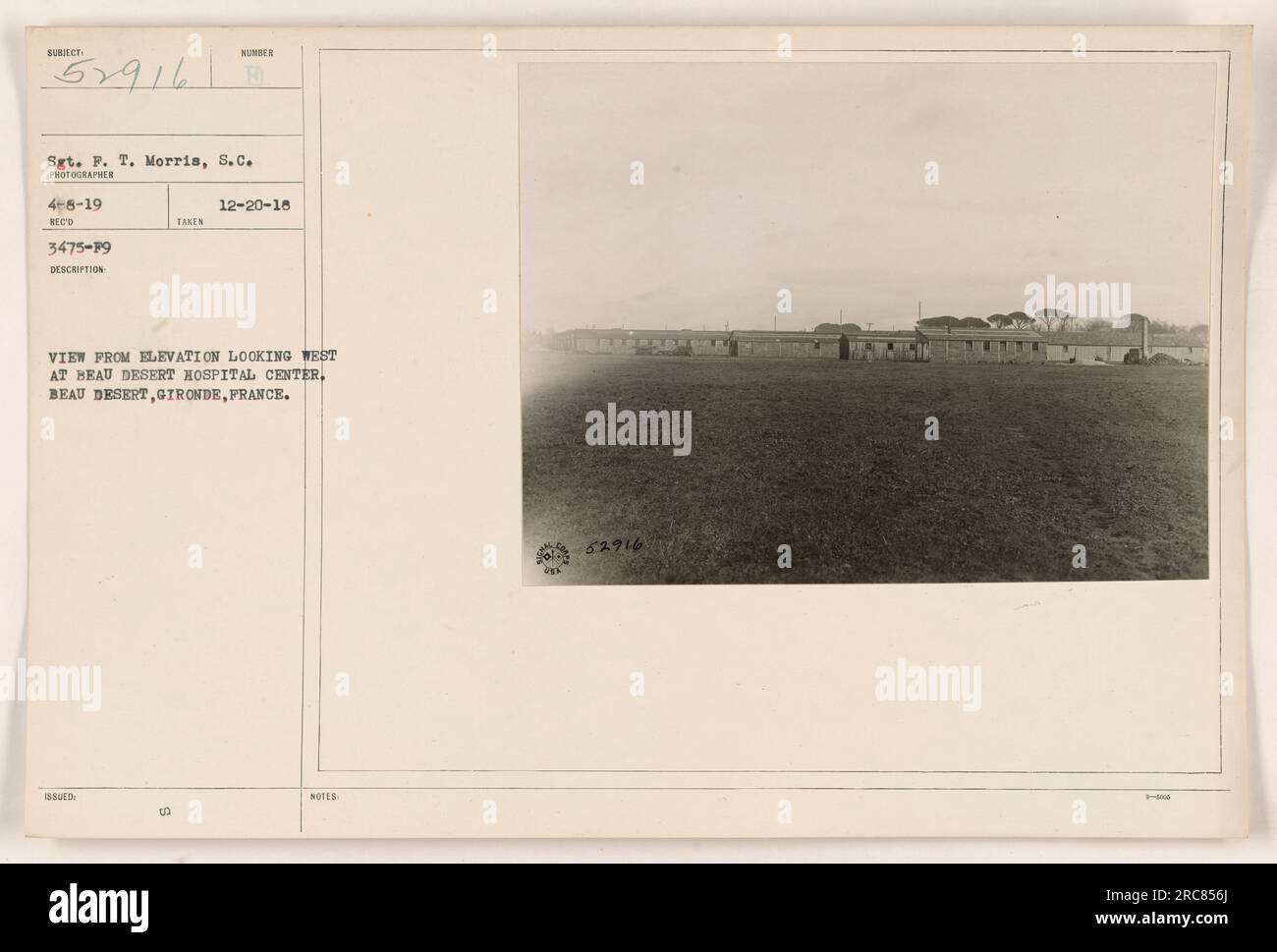 Beau desert base hospital center hi-res stock photography and images ...