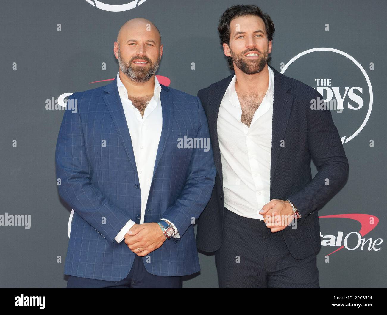 Los Angeles, USA. 12th July, 2023. (L-R) Mike Rabil and Paul Rabil at ...