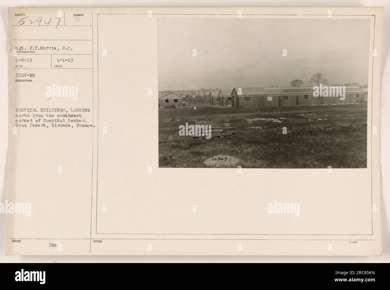 Hospital buildings at Beau Desert, Gironde, France, seen from the ...