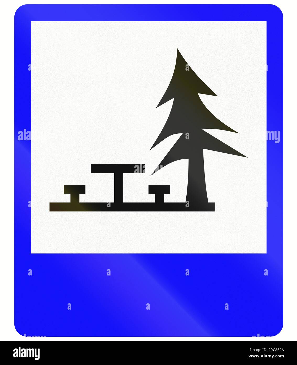 Picnic table sign Cut Out Stock Images & Pictures - Alamy