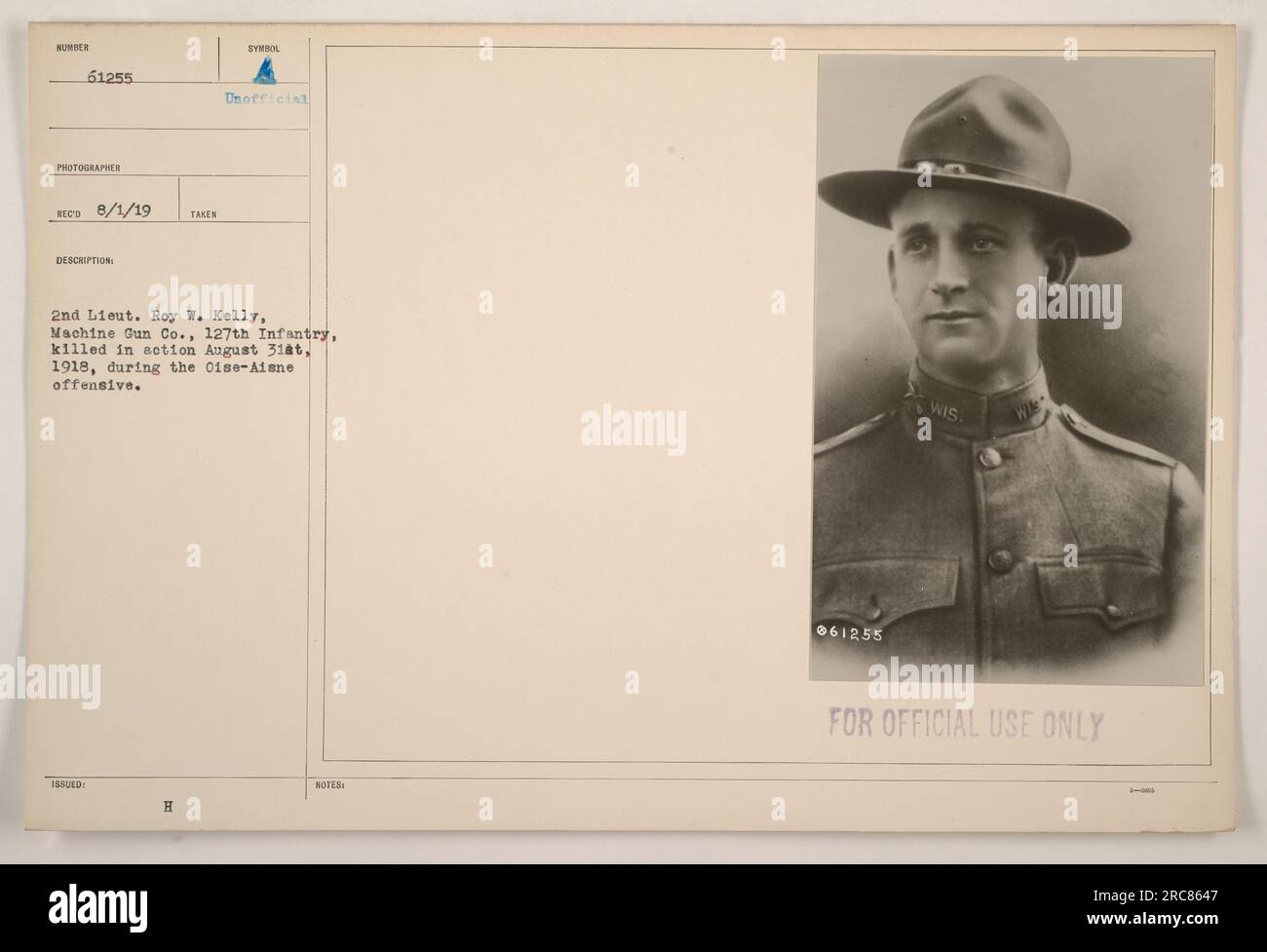 2nd lieutenant roy hi-res stock photography and images - Alamy