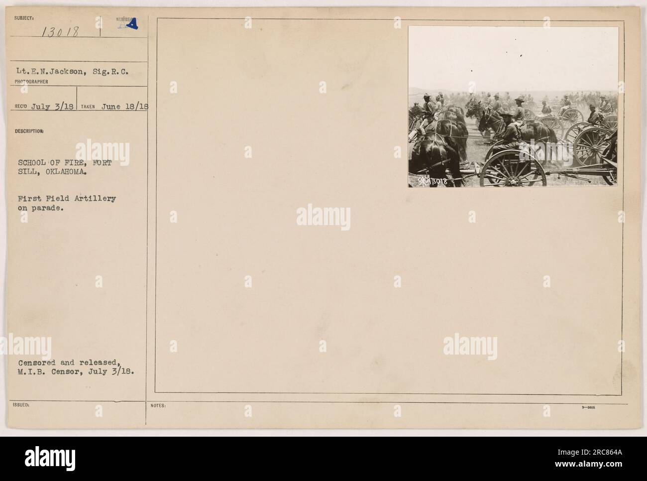 Soldiers from the First Field Artillery on parade at the NIS School of ...