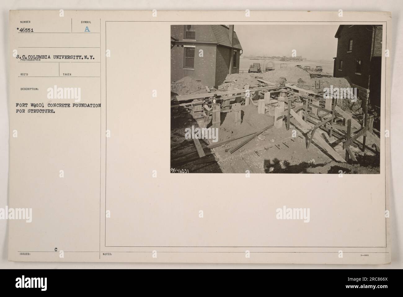 Fort Wood, located in New York, served as a concrete foundation for a ...